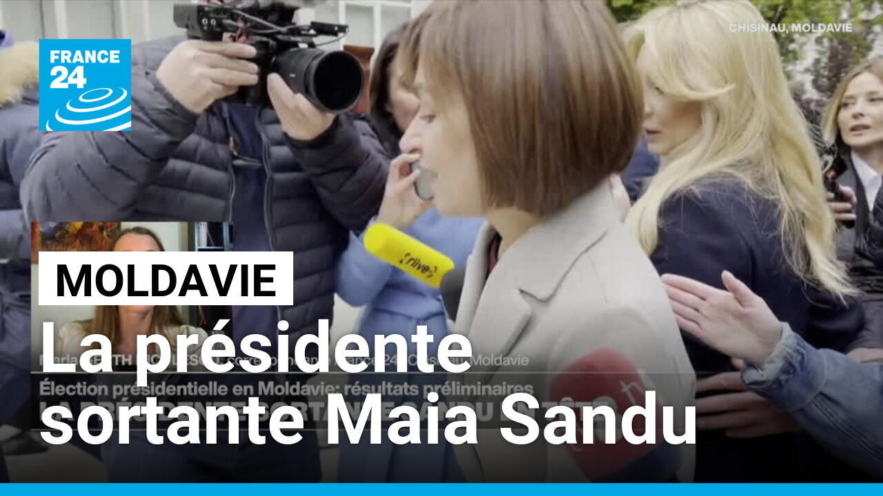 Moldavie : la présidente sortante Maia Sandu en tête de la ...