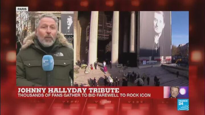 France pays homage to late rock icon Johnny Hallyday