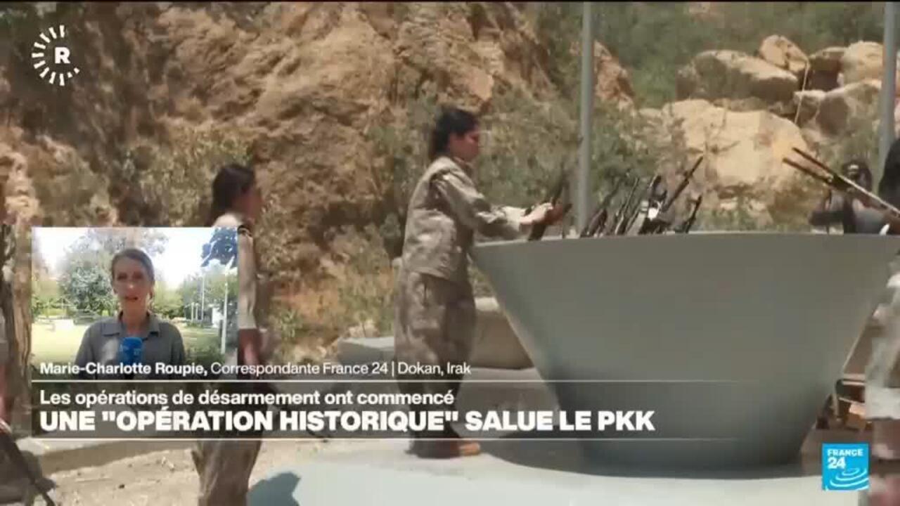 Dissolution du PKK : les combattants kurdes déposent les premières ...