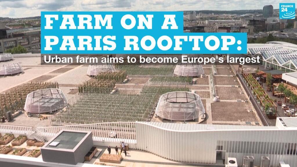 Farm on a Paris rooftop: Urban farm aims to be Europe’s largest - France 24