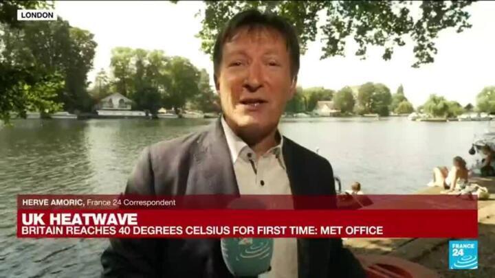 40 degrees! UK breaks all-time temperature record as heatwave batters ...