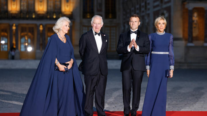 In pictures: Macron hosts King Charles for lavish Versailles banquet