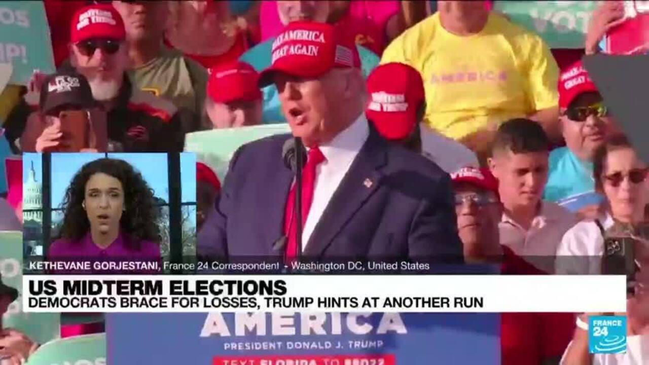US midterms: Democrats brace for losses, Trump hints at another run ...