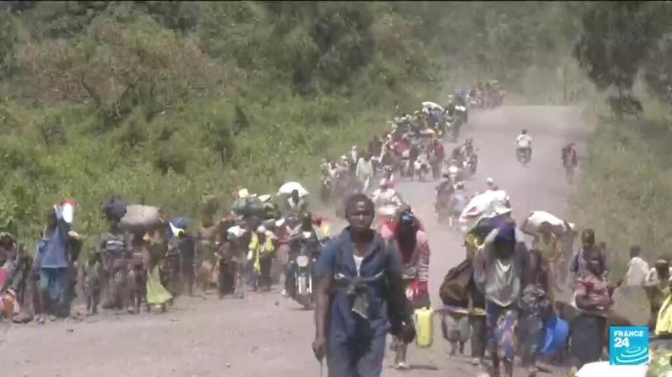 RD Congo : au Nord-Kivu, les combats provoquent d'importants mouvements de population - France 24