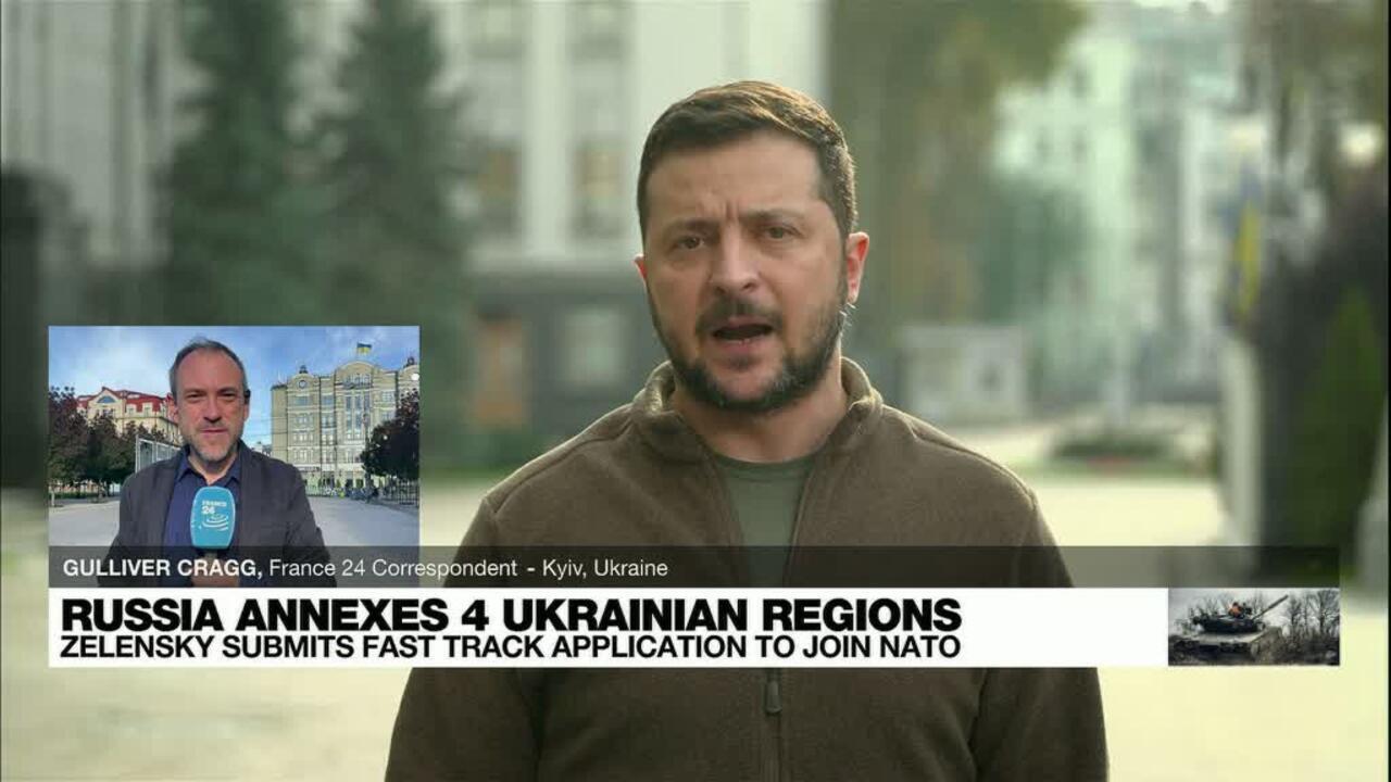 Ukraine’s forces enter strategic town of Lyman as Russia ‘withdraws’ troops