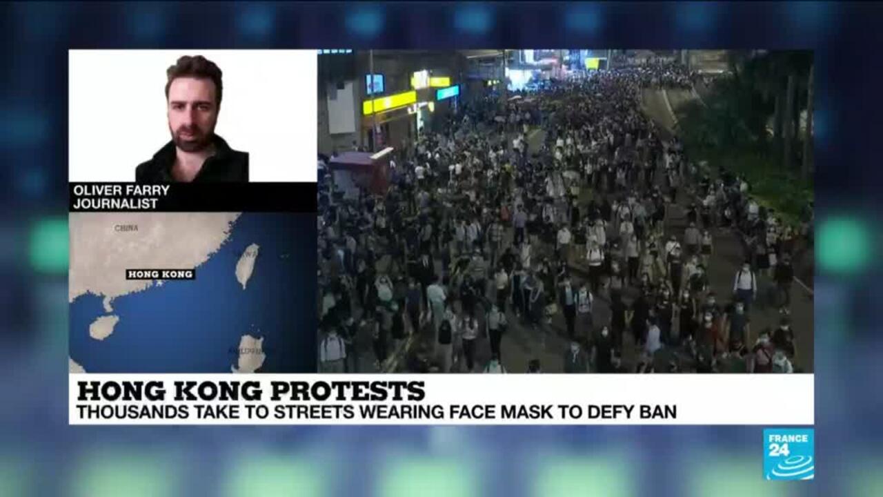 'There is quite a lot of anger.' Oliver Farry reports from Hong Kong ...