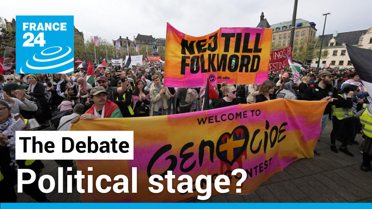 Israel qualifies for Eurovision final amid protest against its ...