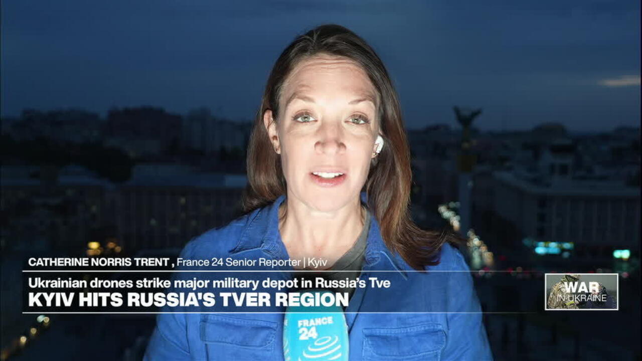 Ukrainian drone attack triggers earthquake-sized blast at arsenal in Russia's Tver region ...