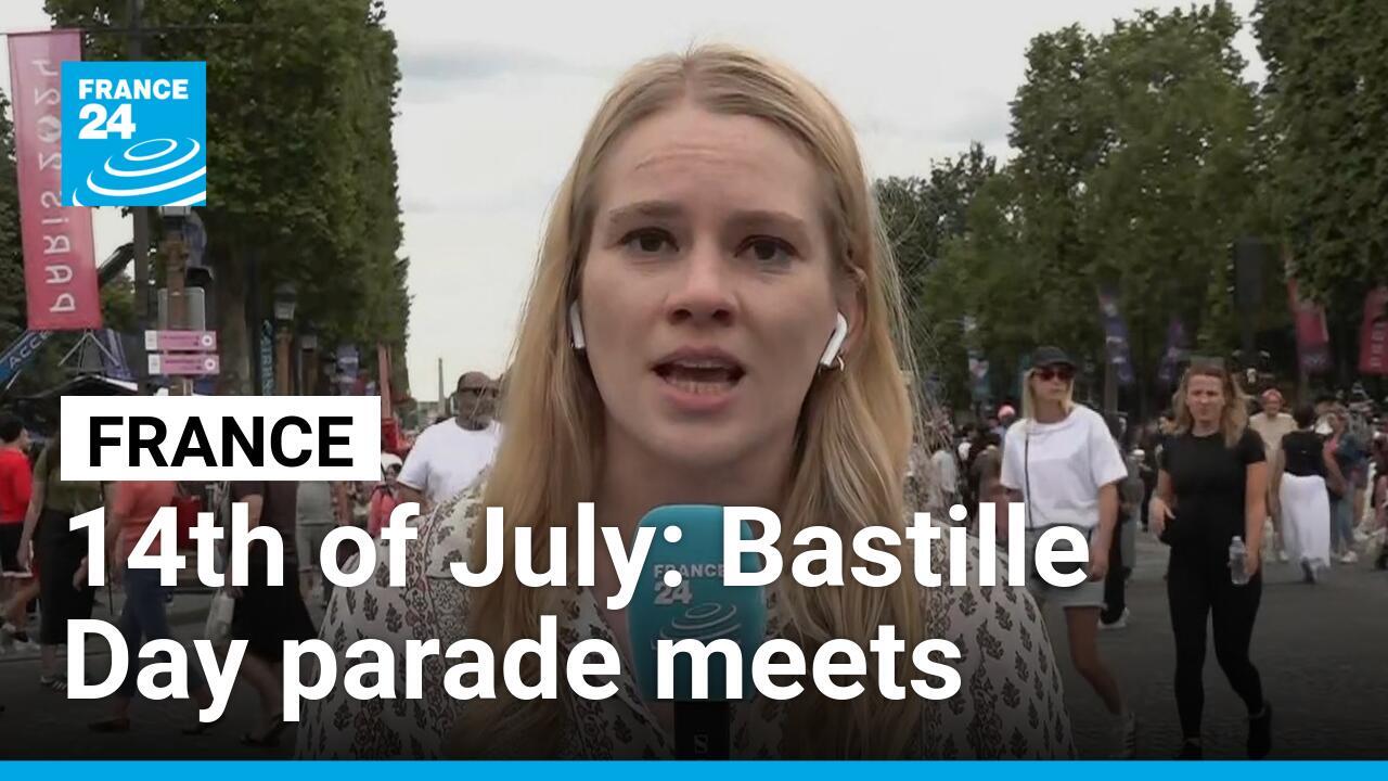 French National Day: Bastille Day parade meets Olympic torch relay ...