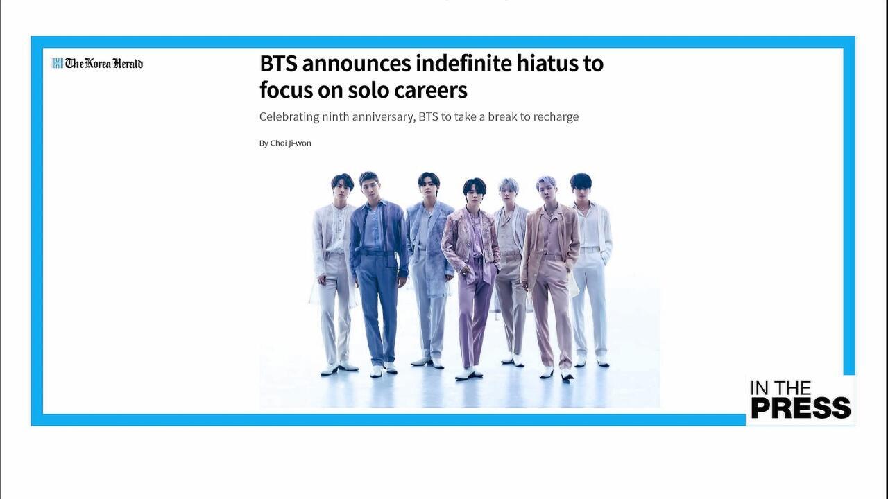 K-Pop group BTS announces hiatus after nine years - Press Review