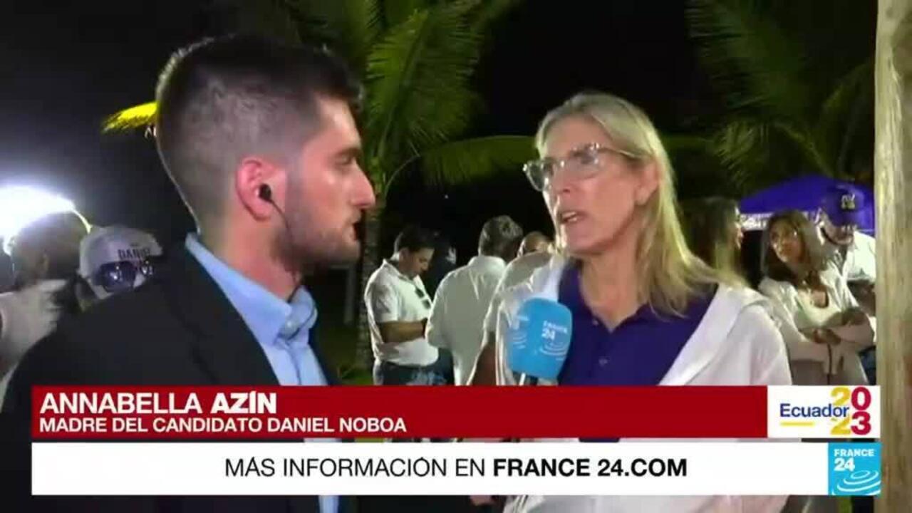 Annabella Azín: 'Mi hijo Daniel está preparado para asumir la Presidencia de Ecuador" - France 24