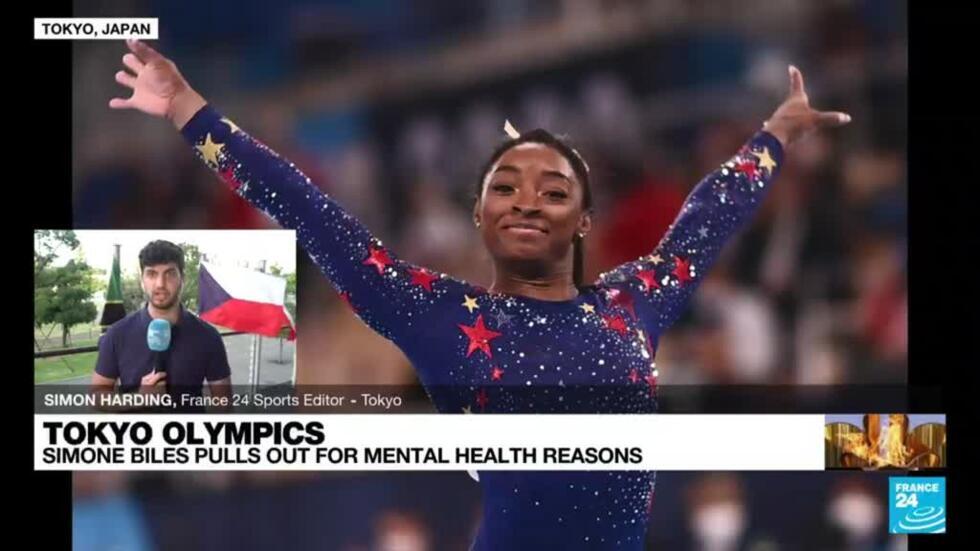 US gymnast Simone Biles withdraws from Olympics all-around gymnastics ...