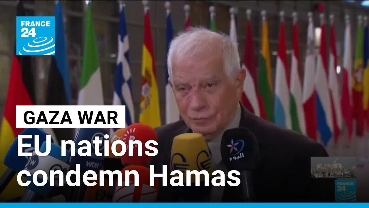 EU nations condemn Hamas for what they describe as use of hospitals ...