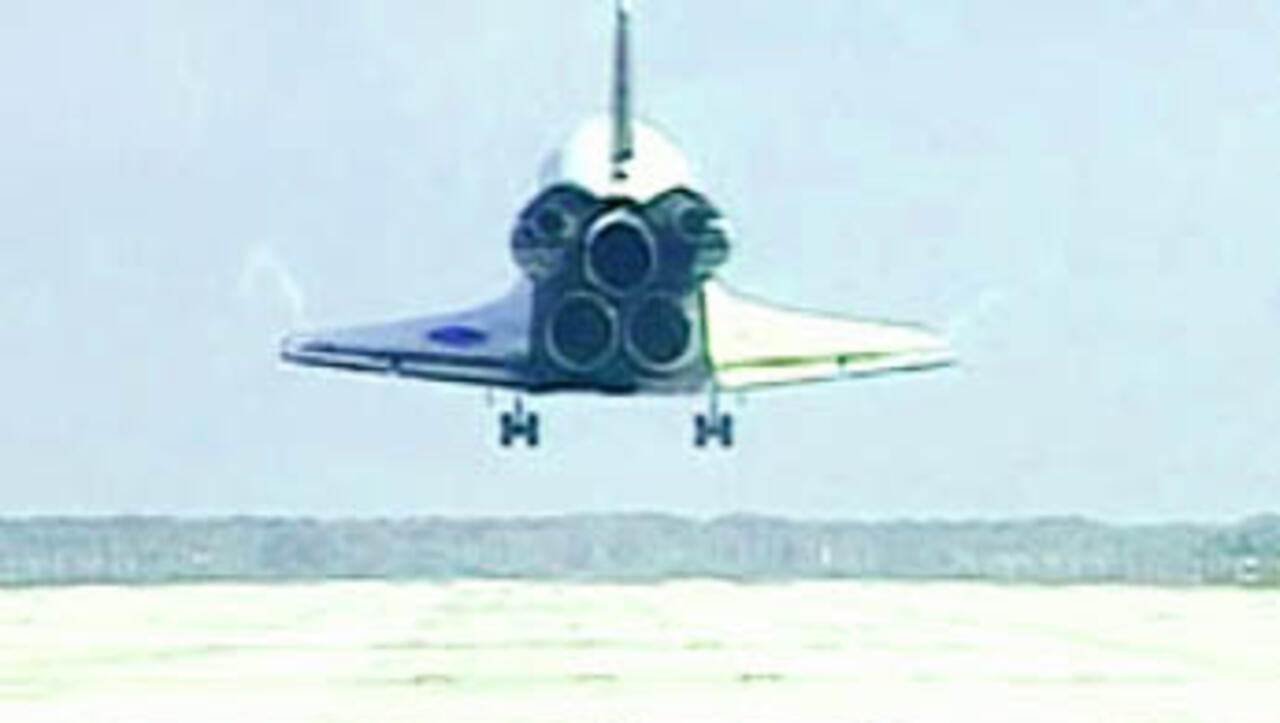 Space shuttle Atlantis touches down after final flight