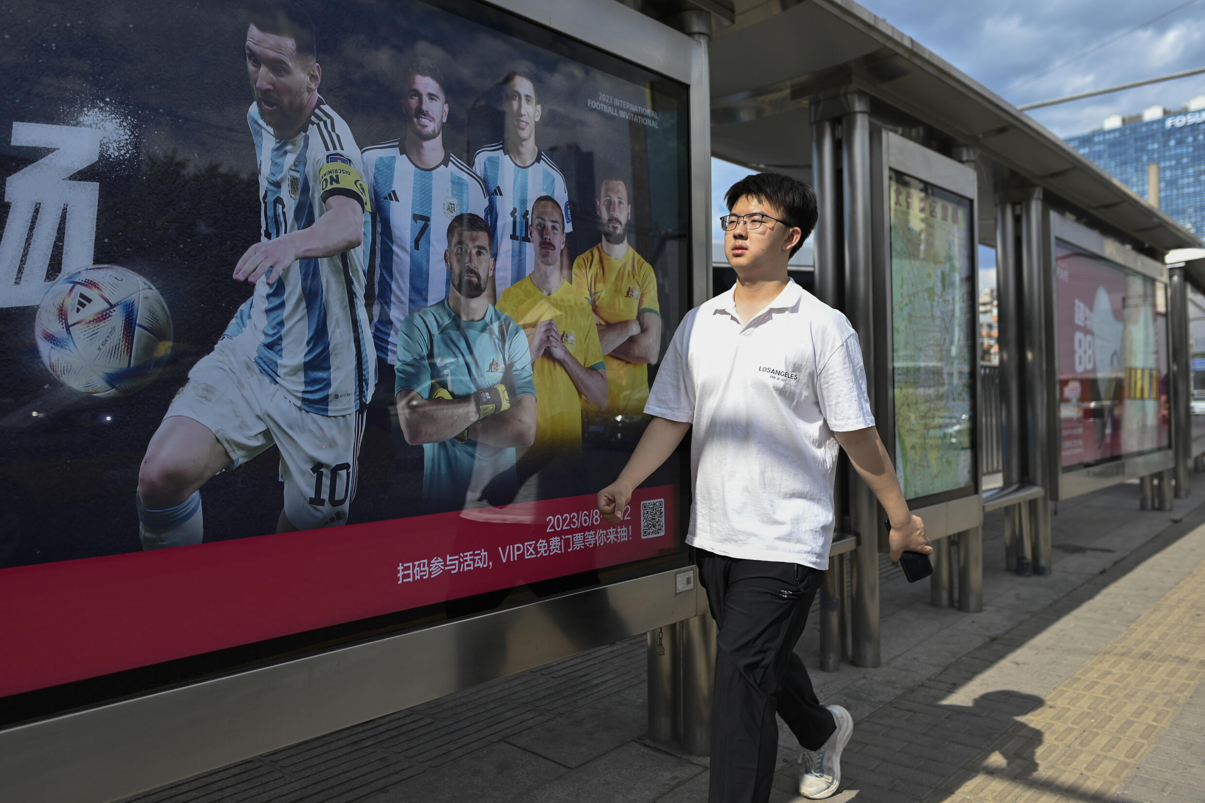 Messi gets superstar's welcome in China ahead of Australia friendly