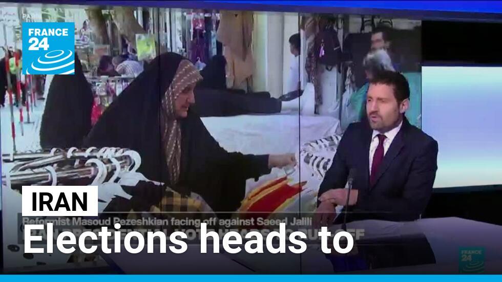 Iran candidates Pezeshkian and Jalili hold final rallies ahead of ...