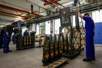Europe battles powder shortage to supply shells for Ukraine