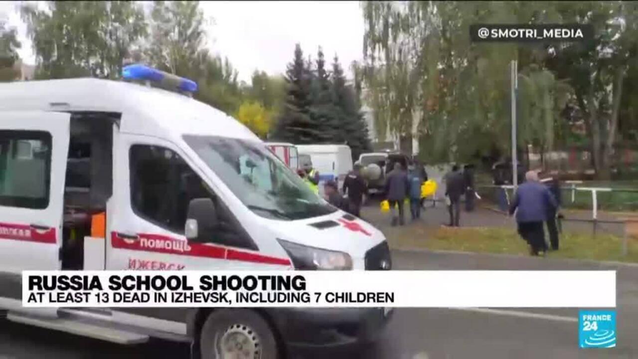 Russia school shooting: At least 13 dead, including children - France 24