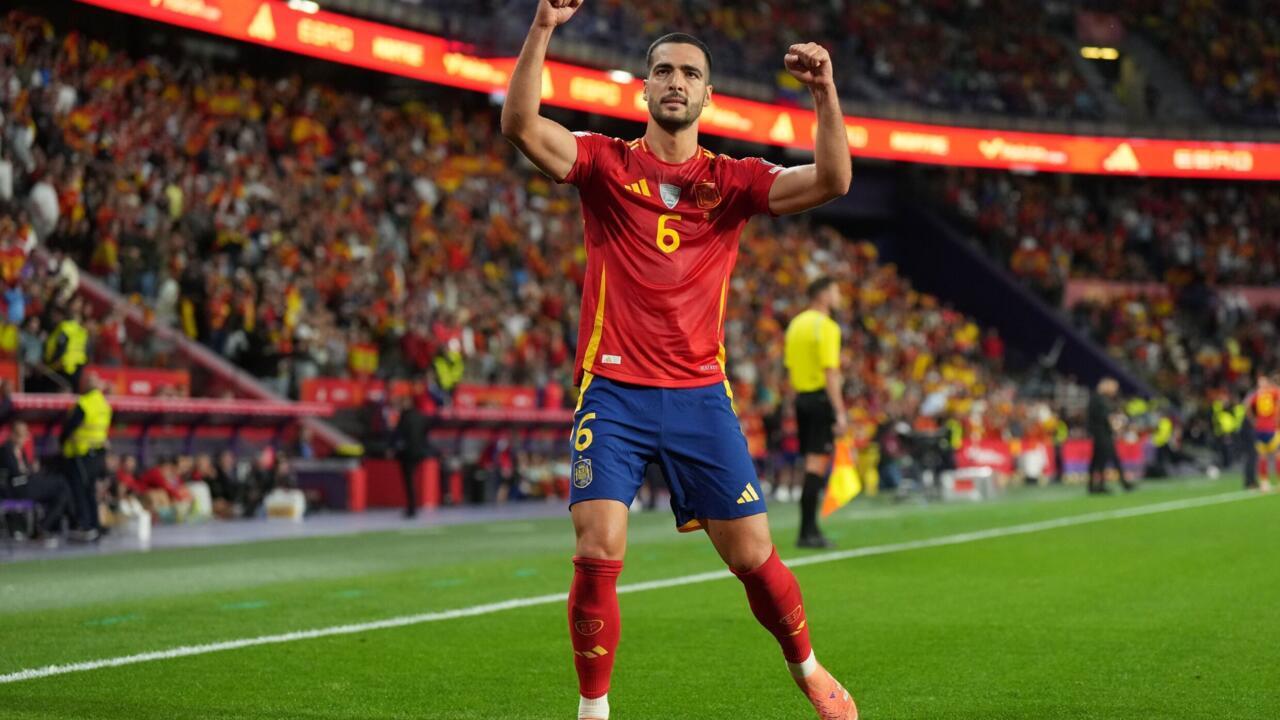 Merino double helps Spain thrash Bulgaria