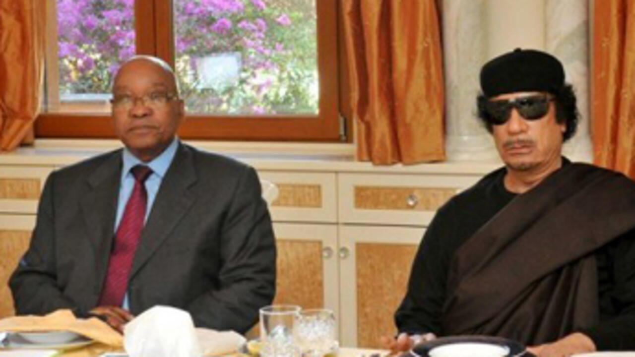 Gaddafi's fate is notable absentee in AU peace plan