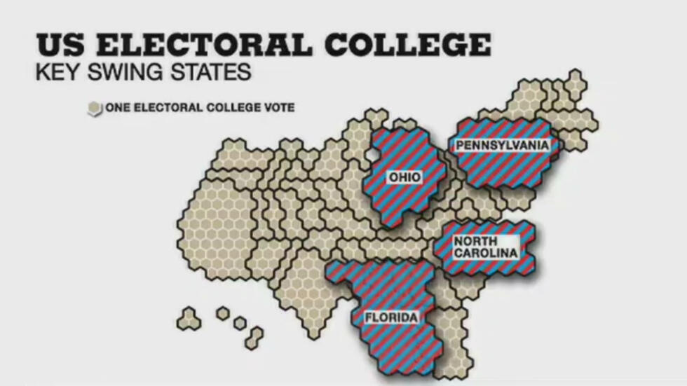 Video: The swing states that will decide the US election