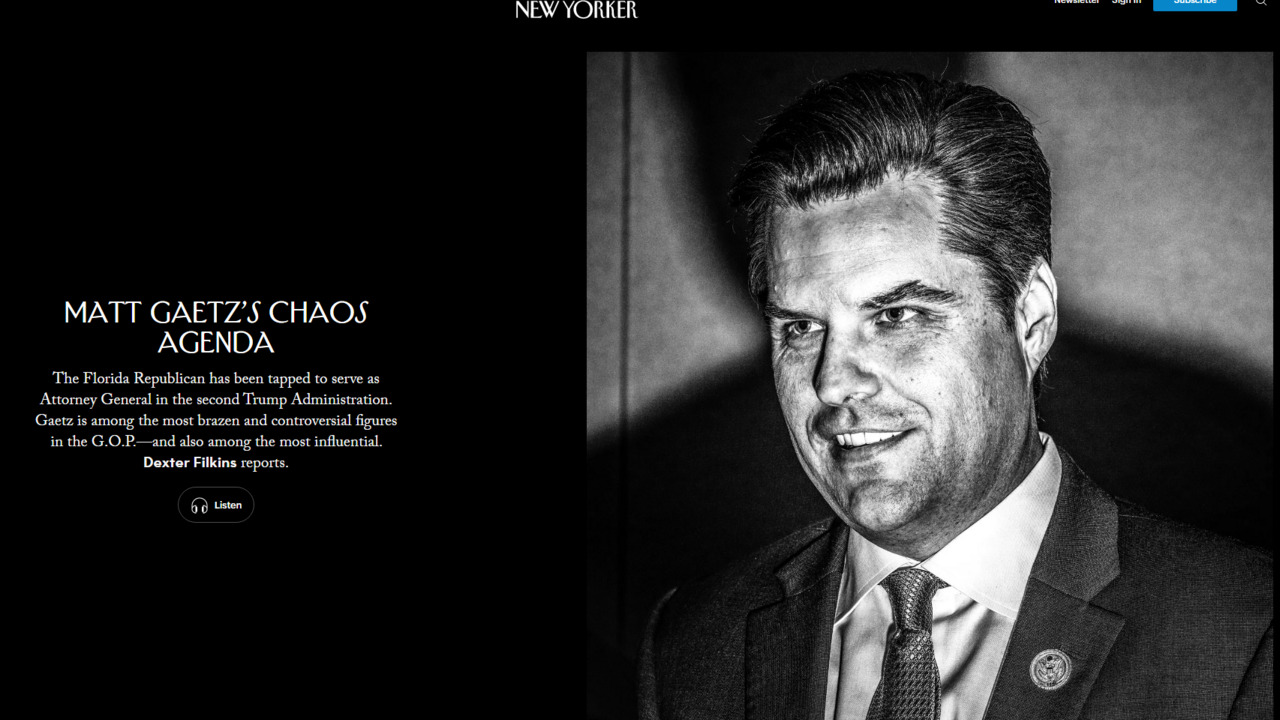 États-Unis : Matt Gaetz, un "dynamiteur" à la Justice - Dans la presse