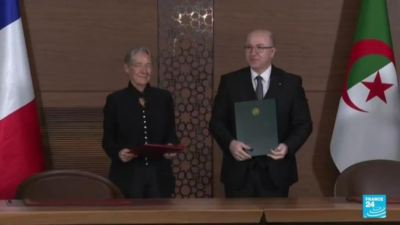 Élisabeth Borne à Alger : une relation franco-algérienne "renouvelée ...