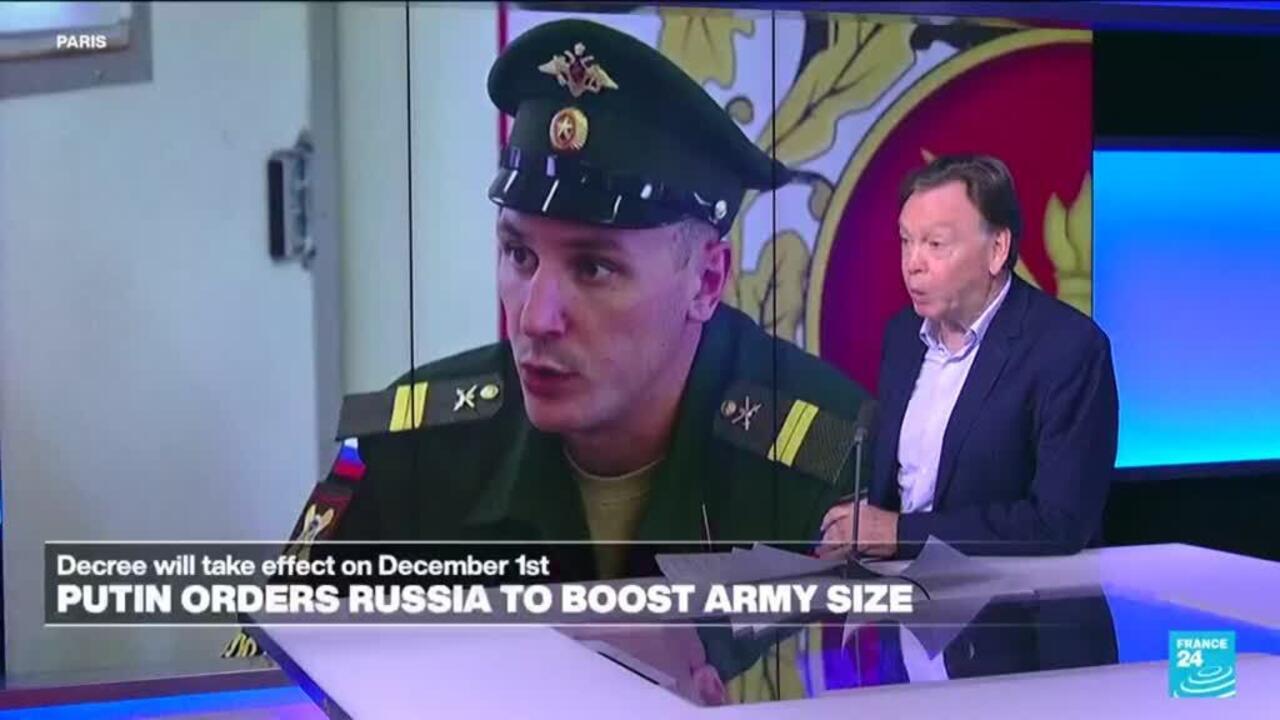 Putin orders Russian army to expand by 180,000 soldiers to become 1.5 ...