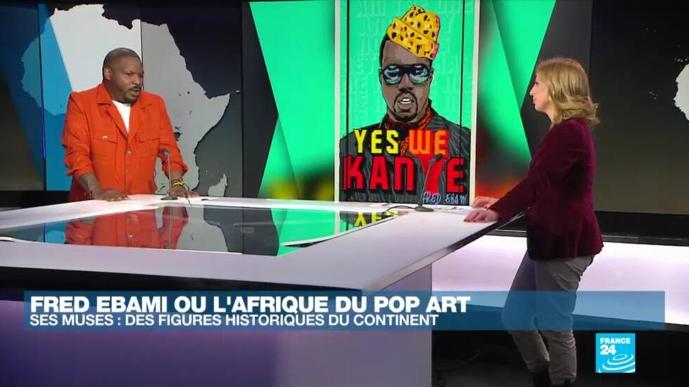 Fred Ebami, pop artiste engagé qui a pour muses des figures historiques ...