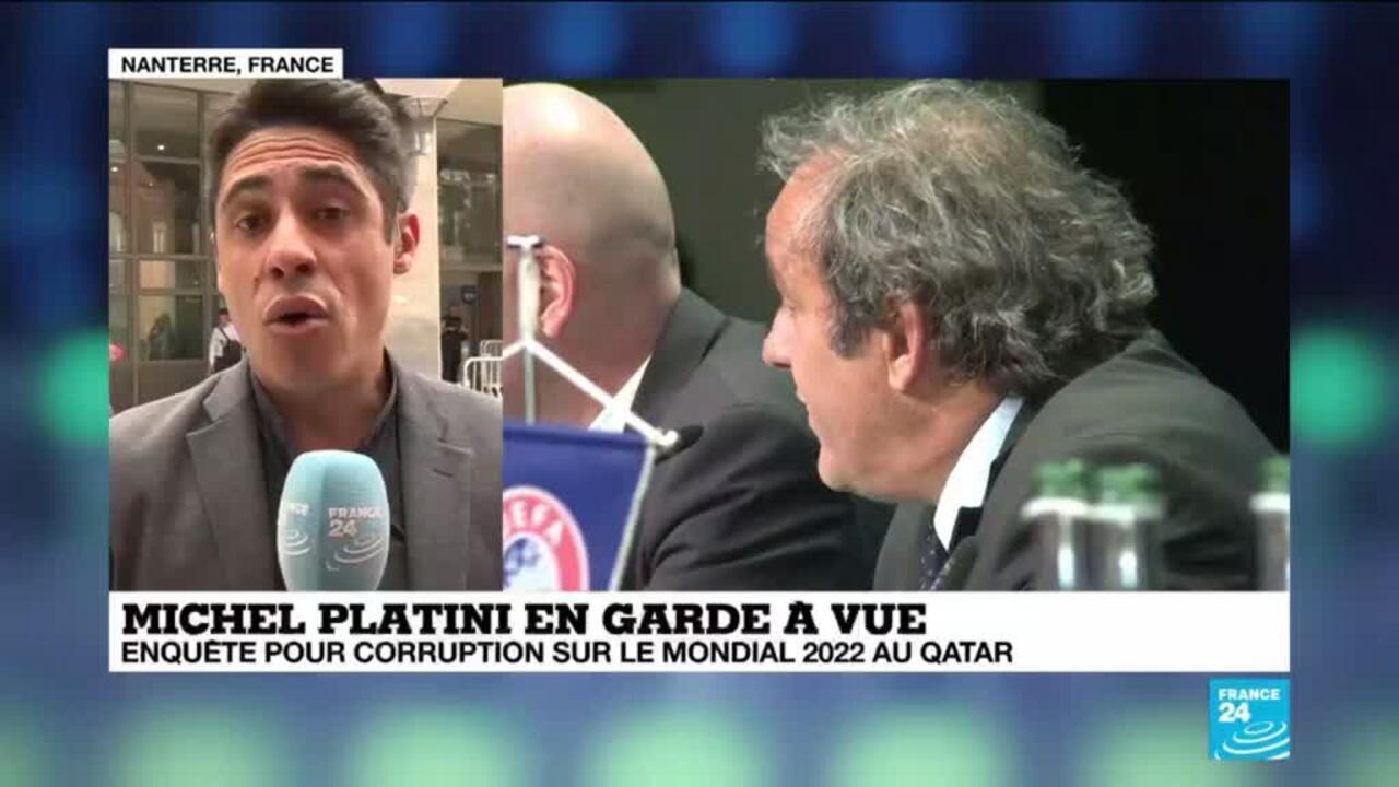 Corruption Qatar 2022 : Michel Platini toujours en garde à vue - France 24