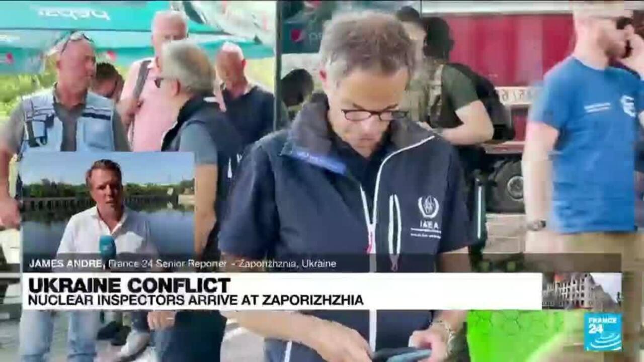 IAEA mission to nuclear plant arrives in Ukrainian city of Zaporizhzhia ...