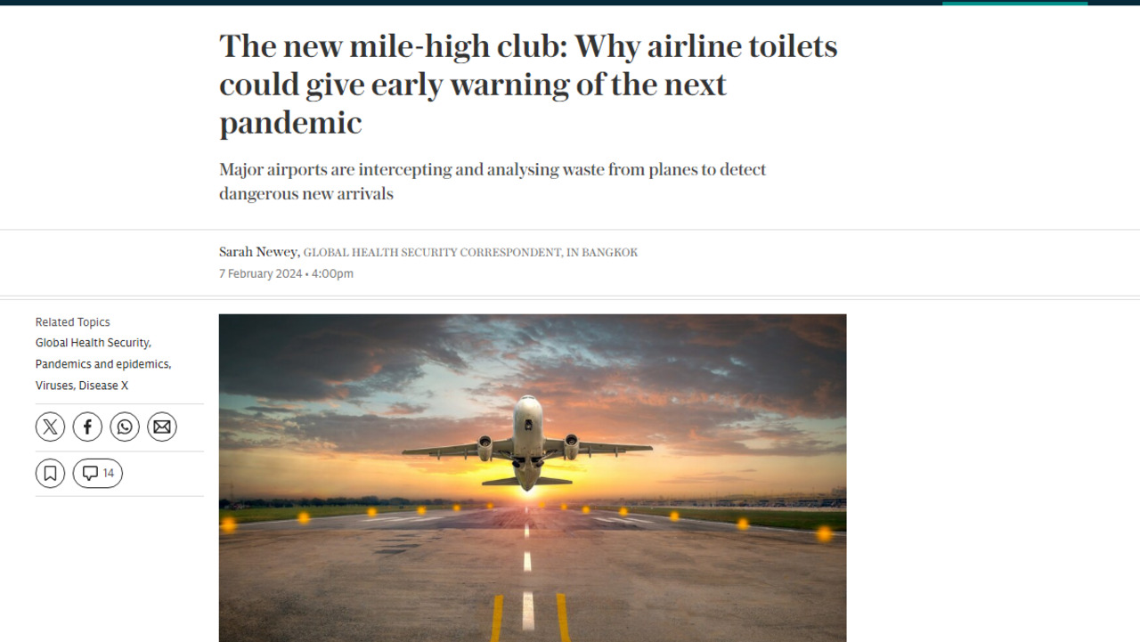 Airports are rummaging through airplane toilet waste to prevent next ...