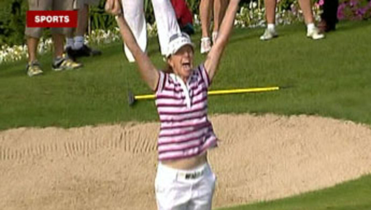 'Hat trick' for Helen Alfredsson