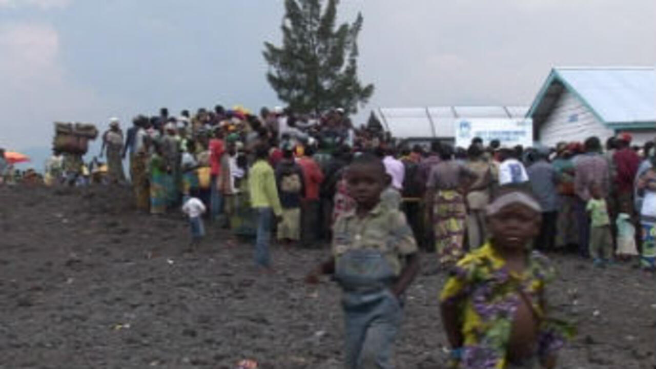 Nord-Kivu : dans le camp de Mugunga, les réfugiés attendent l'aide ...