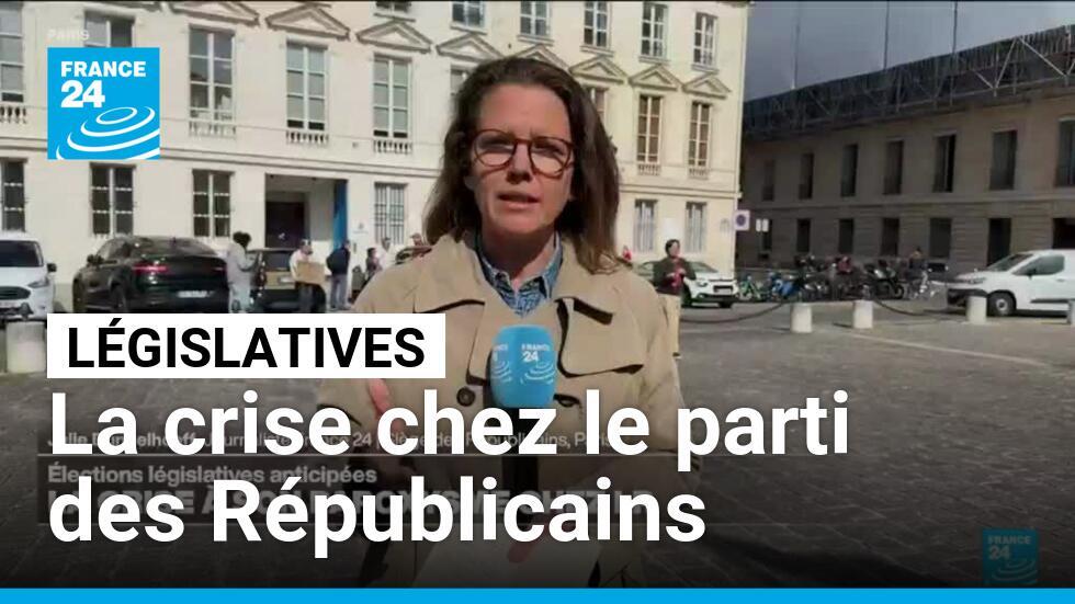 Élections législatives anticipées : la crise chez LR - France 24