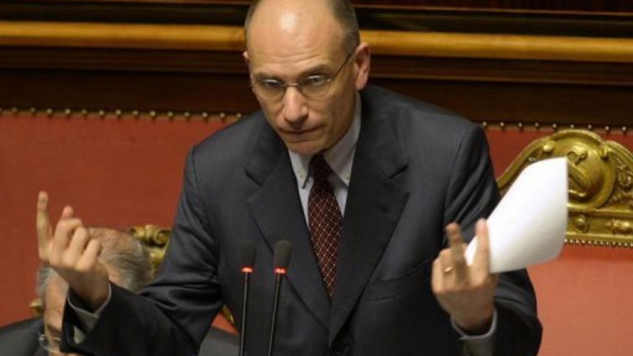 Fort du soutien du Sénat, Enrico Letta part en tournée européenne