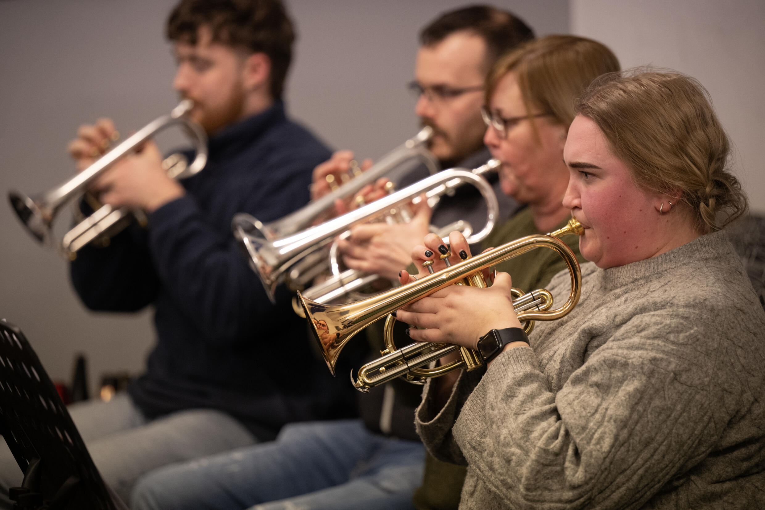 UK brass band keeps miners' legacy burning, 40 years after strike