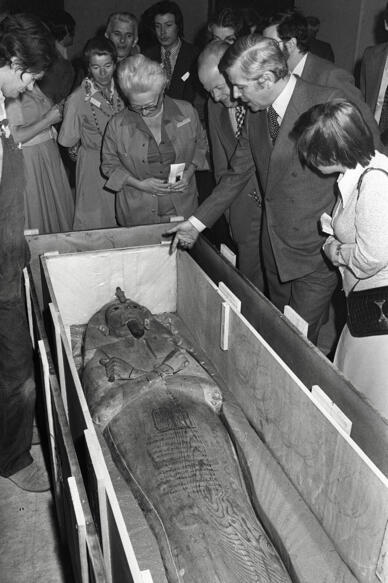 Pharaoh Ramses II's sarcophagus in Paris for rare loan