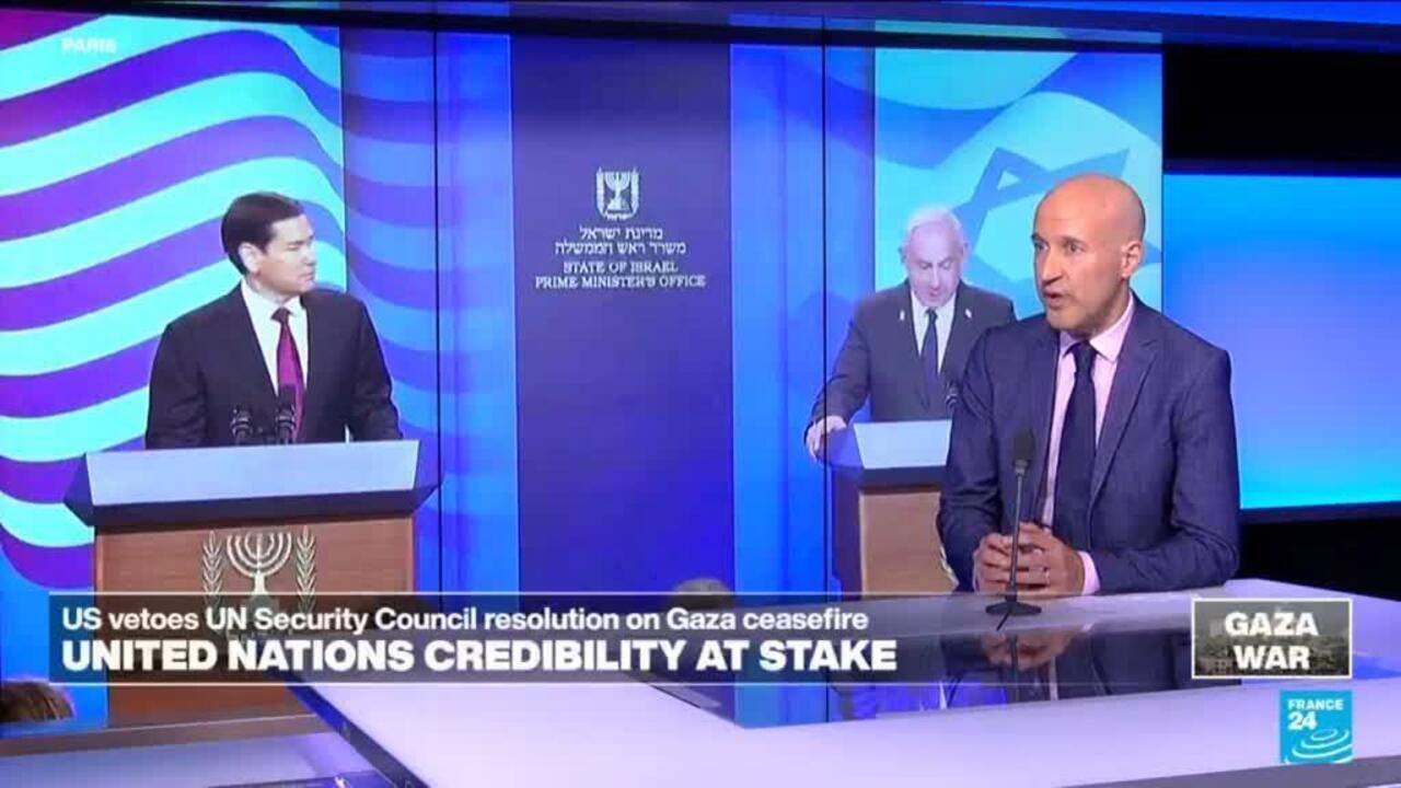 US vetoes UN Security Council Gaza ceasefire call - France 24