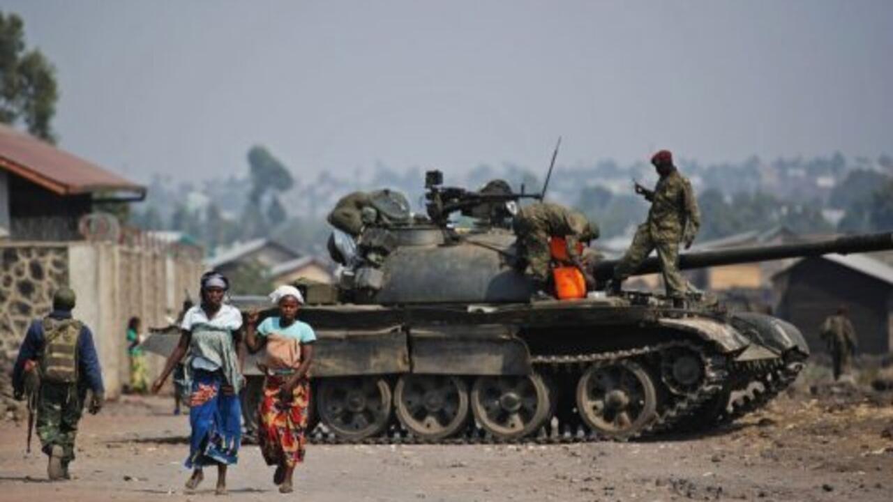 DR Congo military battles rebels near Goma