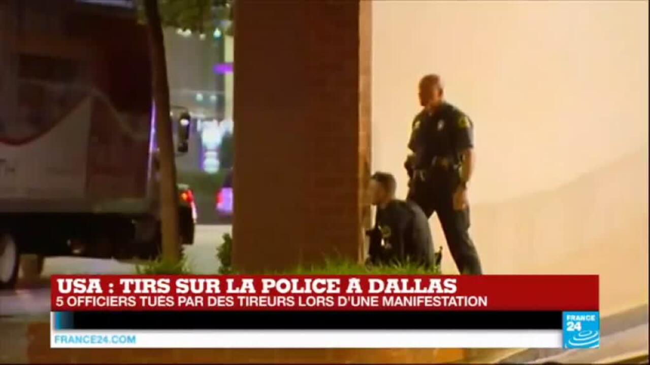 Tirs sur la police à Dallas - 5 officiers tués par des snipers lors d ...