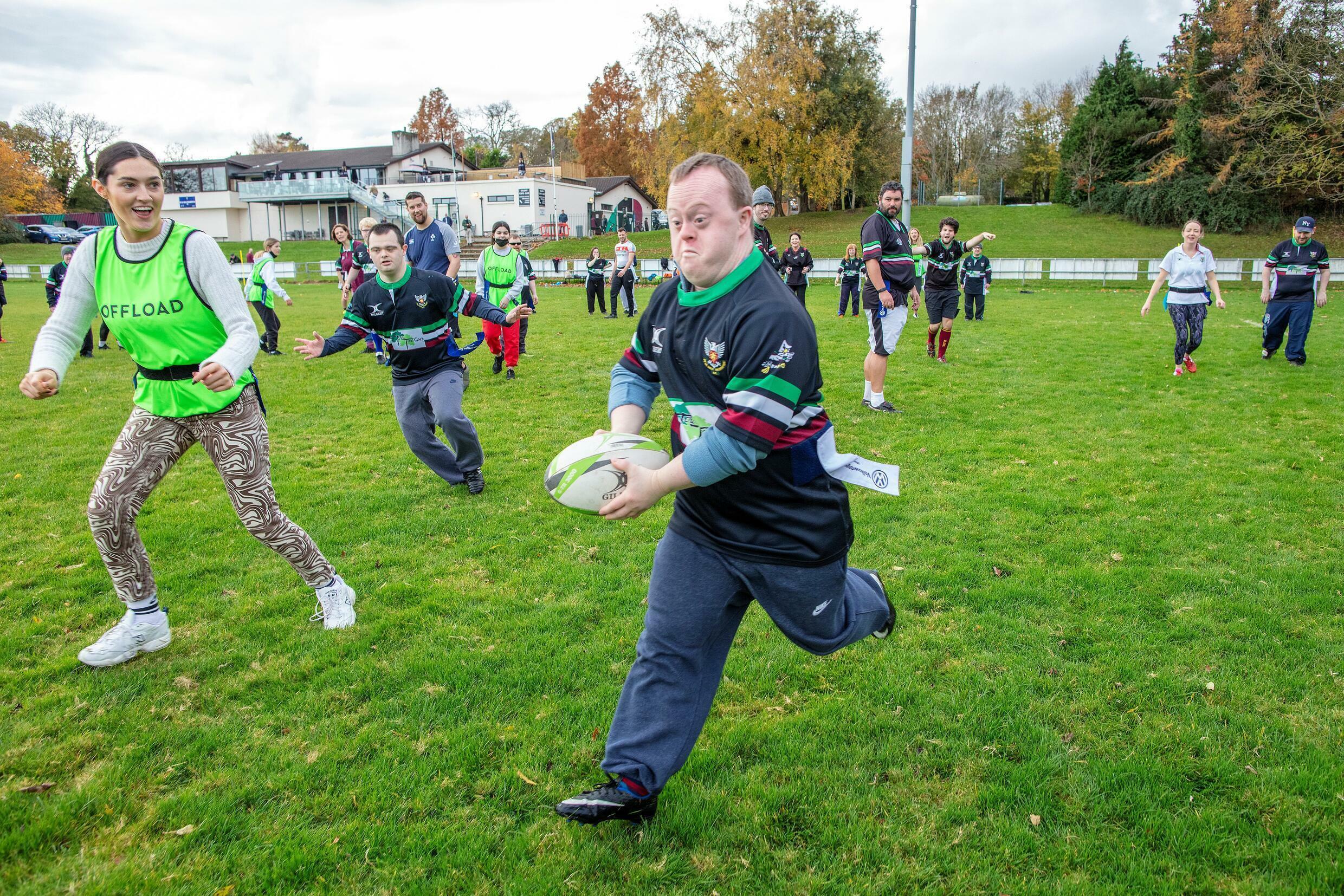 Irish rugby club gives special needs players a chance to shine