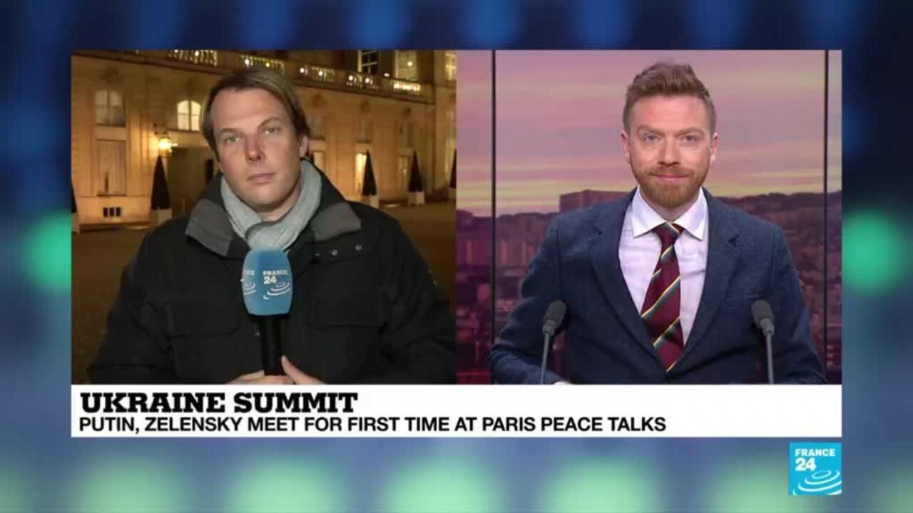Ukraine summit: Putin, Zelensky meet for first time at Paris peace ...