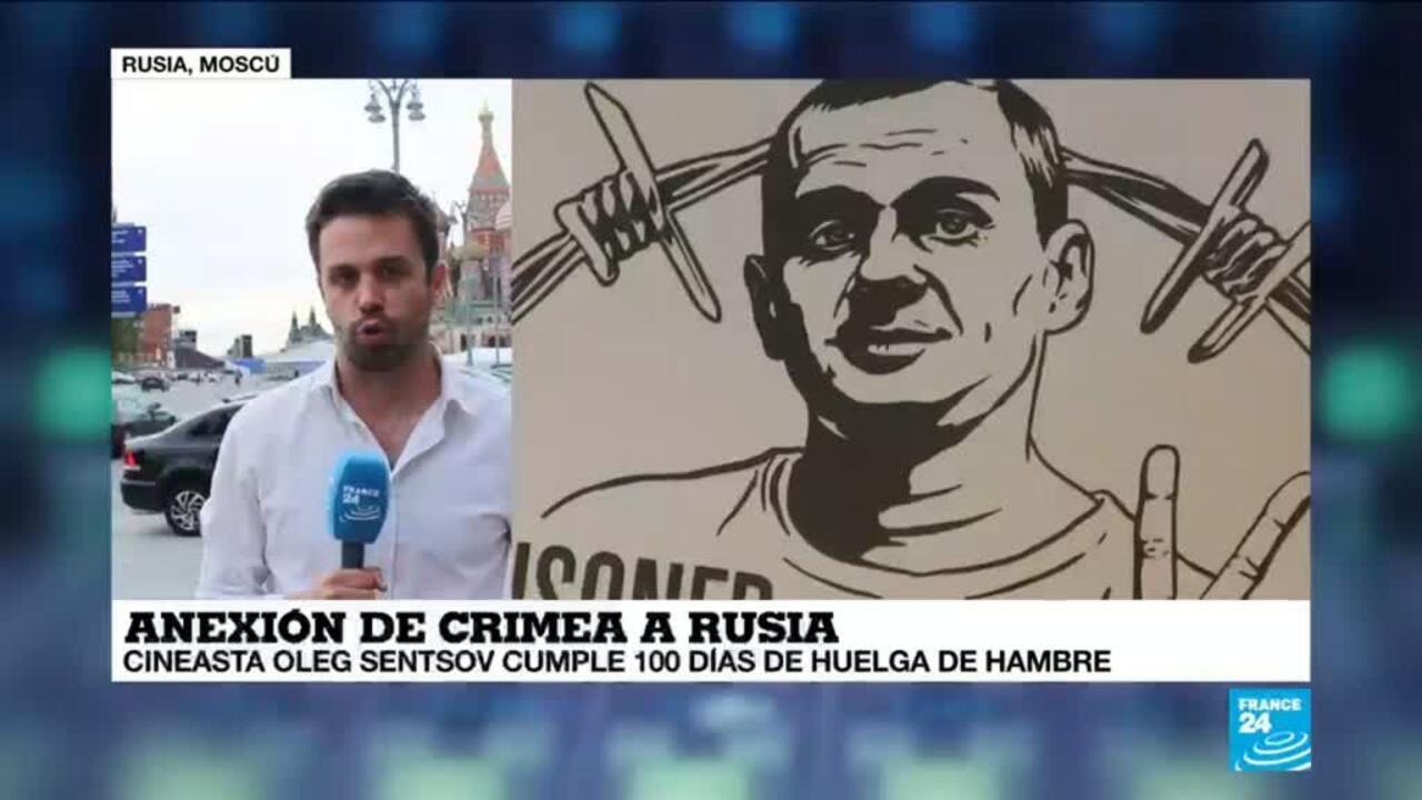 El cineasta Oleg Sentsov lleva 100 días de huelga de hambre en Rusia
