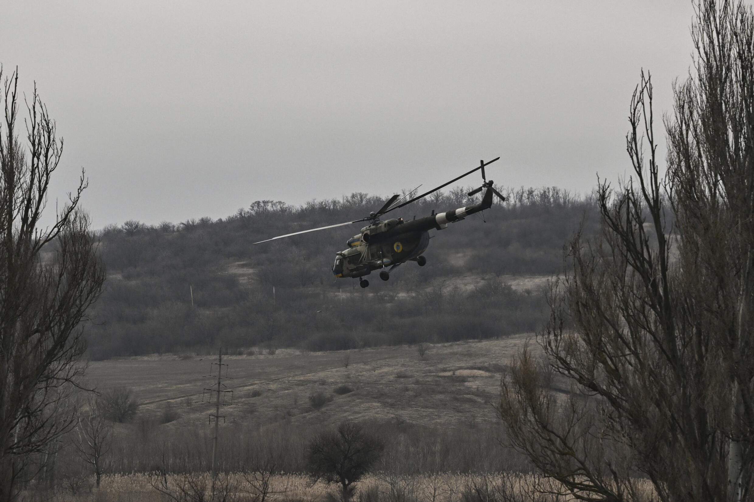 Ukrainian gunships rain rockets on Russian targets near Bakhmut
