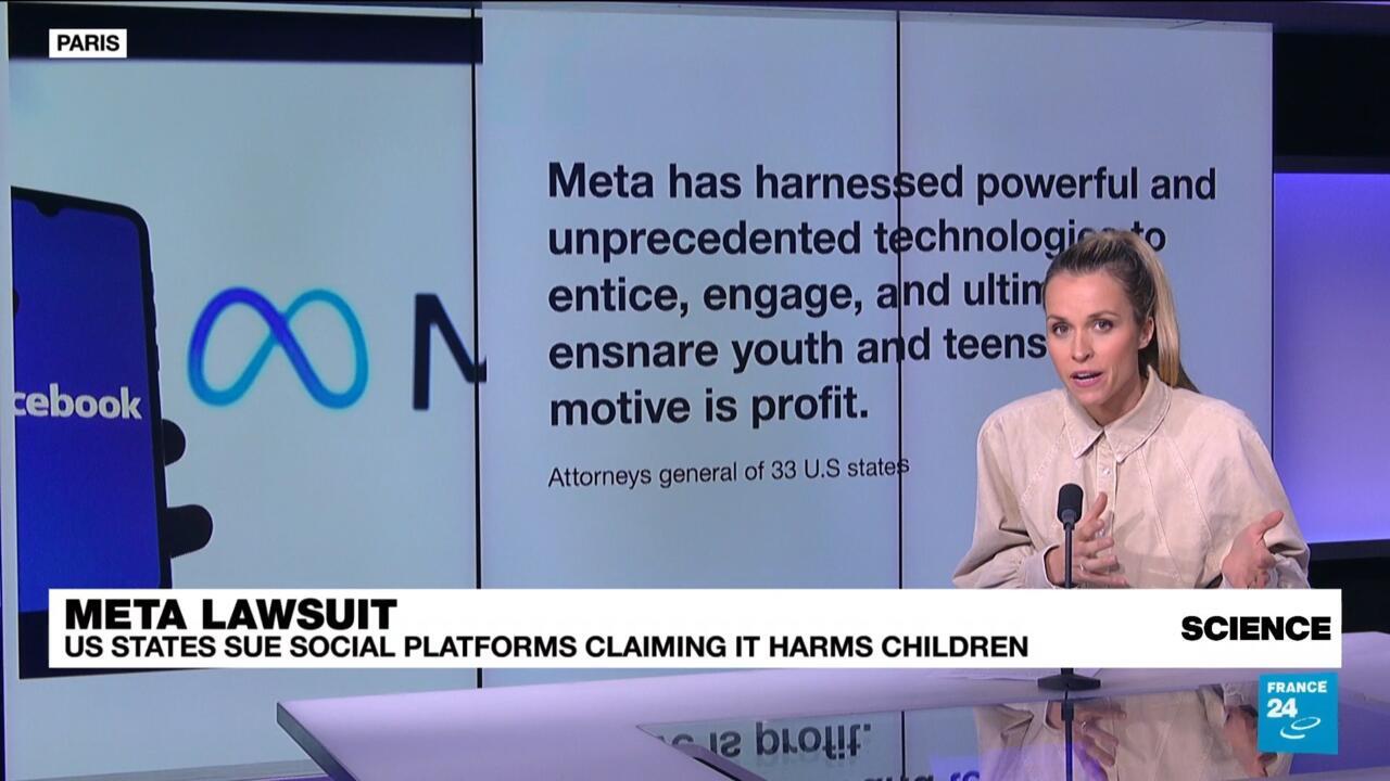 US states sue Meta, claiming it harms young people's mental health ...