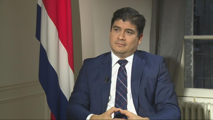 Costa Rica's president on climate change, migration and Nicaragua - The ...