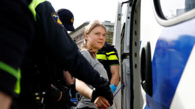 Climate activist Greta Thunberg detained and released twice at protest ...