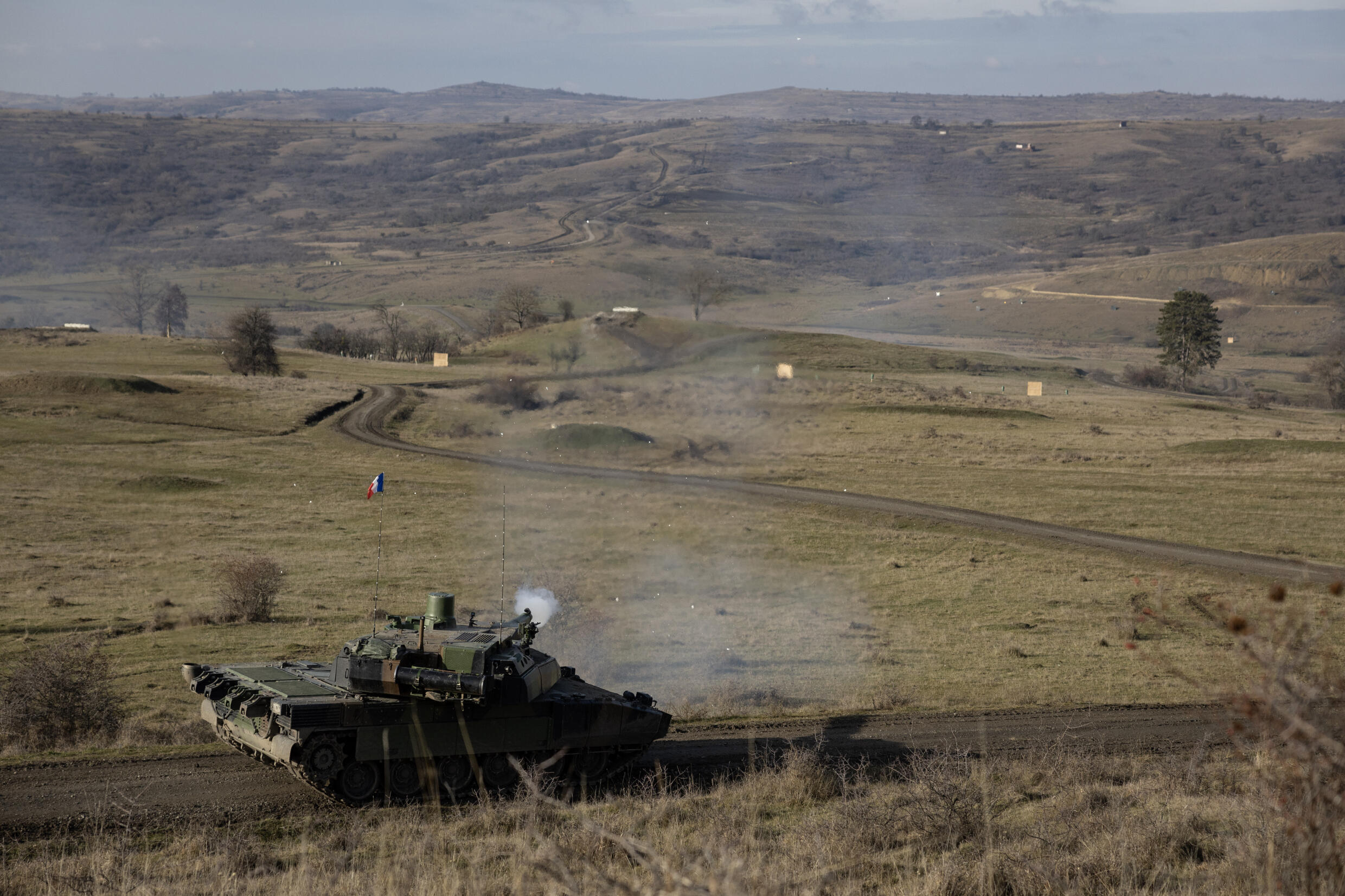 French tanks join NATO defensive line in Romania