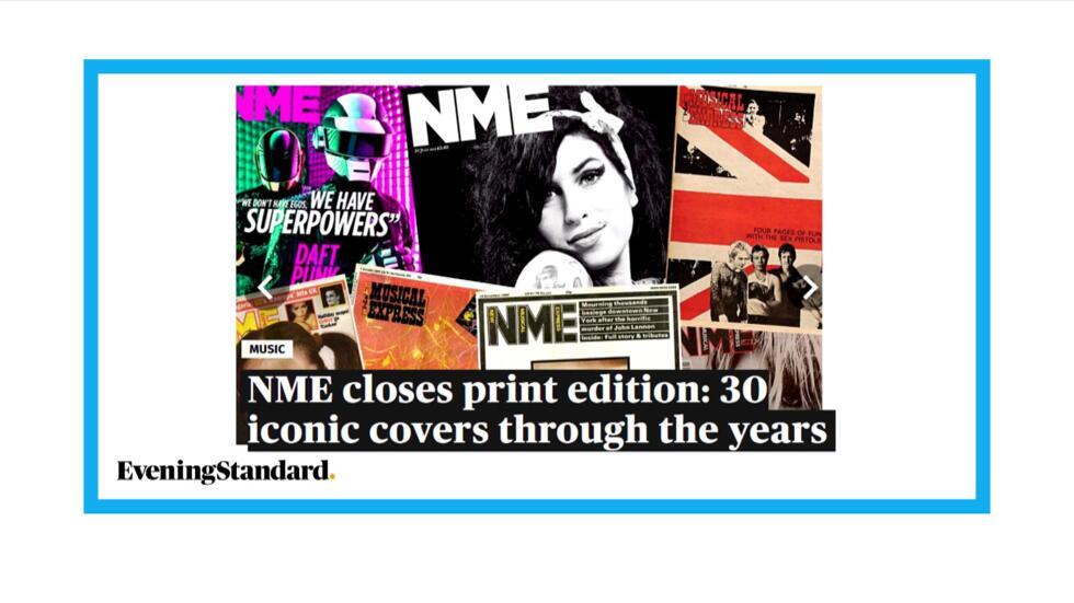 End of an era: Iconic British rock magazine NME publishes last print ...